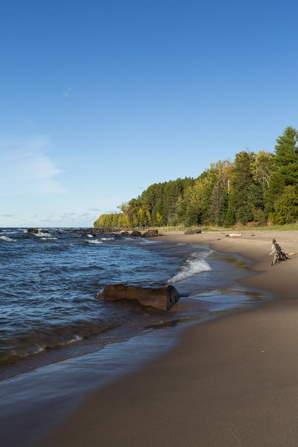 Lake Superior Union Bay stock image. Image of peninsula - 27259273