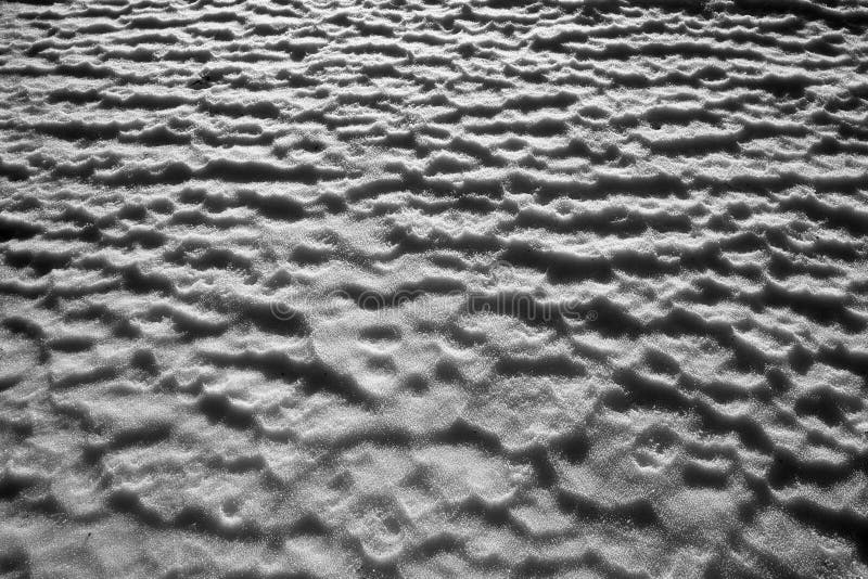 Lake Surface Patterns in Winter Stock Image - Image of environment ...