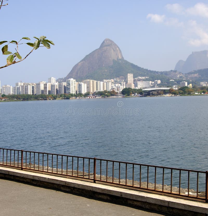 Lake in Teh City, Rio De Janeiro Stock Image - Image of freitas, lake ...
