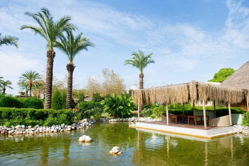 Lake with terrace stock photo. Image of sunshine, lake - 21924324