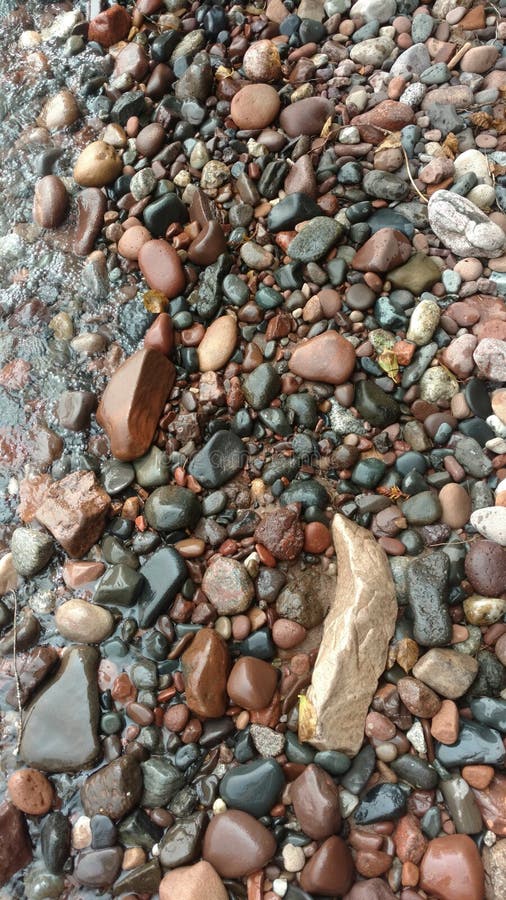 Rock shoreline stock photo. Image of lake, shoreline - 126339924