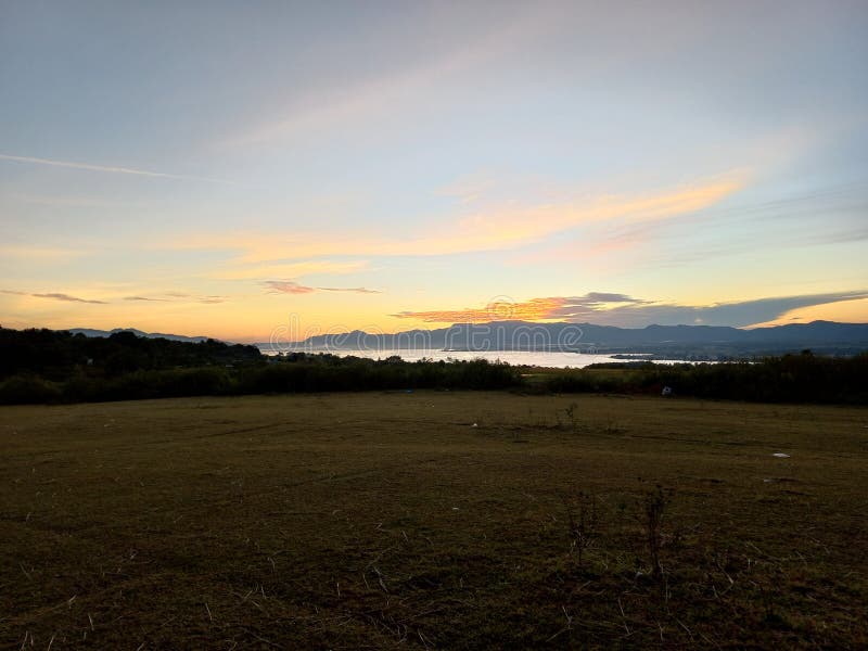 Lake Toba View from Tarabunga Stock Image - Image of lake, field: 266914553