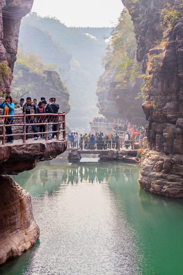 Yuntaishan editorial stock photo. Image of footpath, feature - 96444528