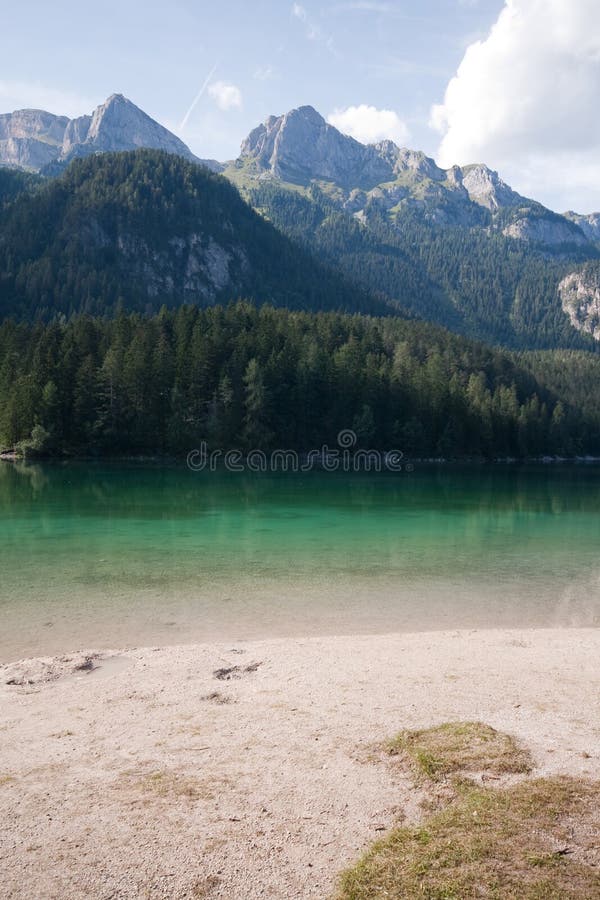 Lake Tovel, stock photo. Image of alto, lake, dolomites - 10775816