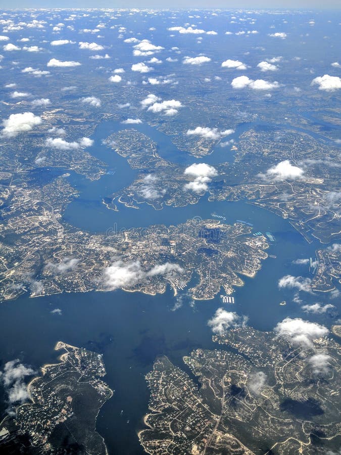Lake Travis in Texas stock image. Image of central, austin - 74078741