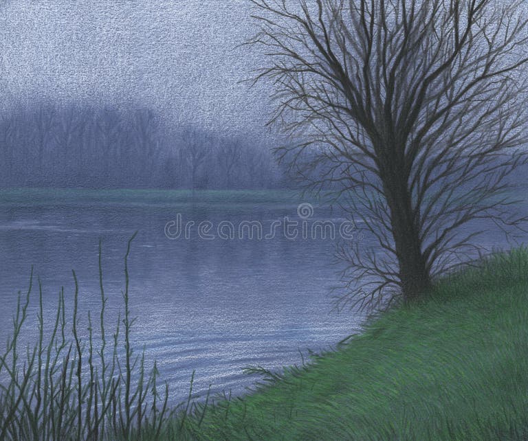 135 Lakeside Drawing Stock Photos - Free & Royalty-Free Stock Photos ...