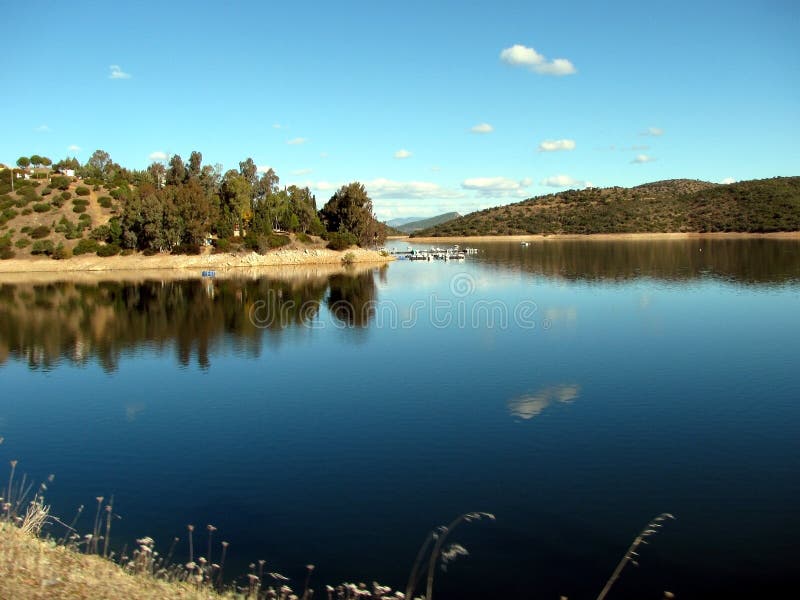 Lake and trees stock image. Image of andalusia, natural - 90622075