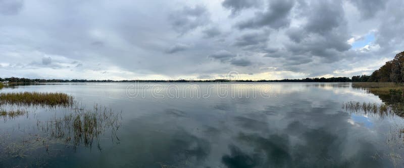 The Lake at Trimble Park in Mount Dora, Florida on a Sunny Day Stock ...