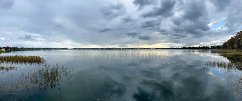 The Lake at Trimble Park in Mount Dora, Florida on a Sunny Day Stock ...