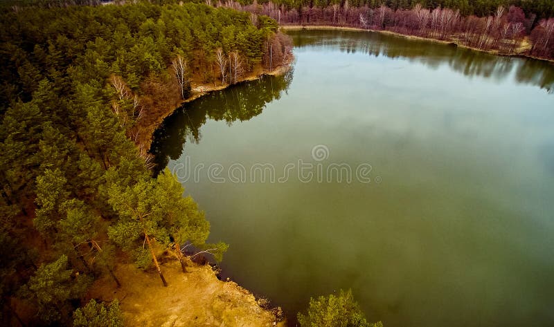 Lake view aerial stock photo. Image of cloudy, beautiful - 69535336