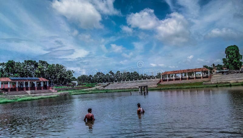 Lake view in Bihar editorial image. Image of pucture - 120978455