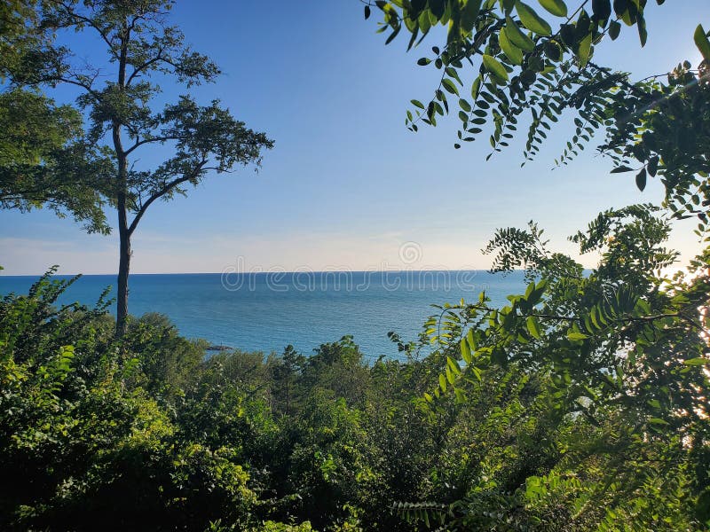 Lake View in Goderich, Ontario Stock Photo - Image of detail, colours ...