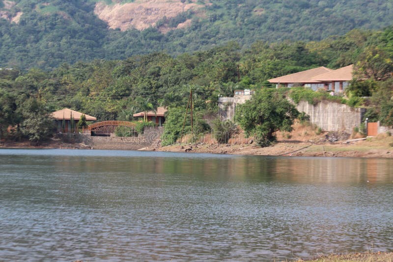 Lake view stock photo. Image of view, lake, nature, pawana - 133375824