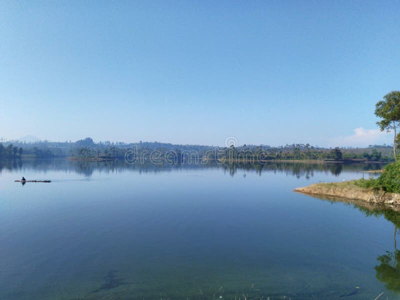 Lake View at Situ Cileunca Pangalengan Stock Image - Image of cileunca ...