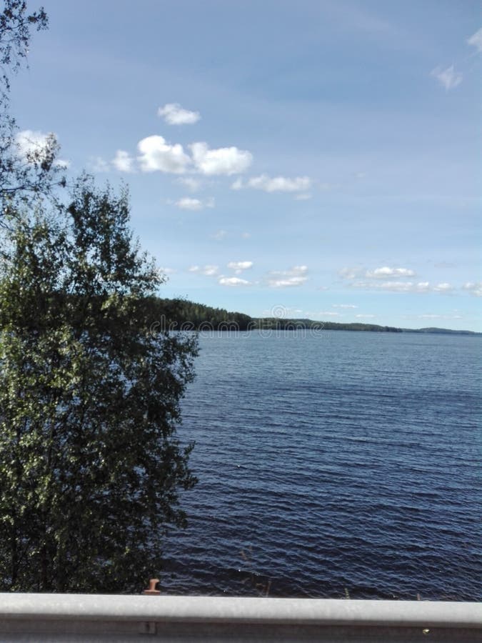 Lake View Summer Finland Landscape Stock Image - Image of view, summer ...