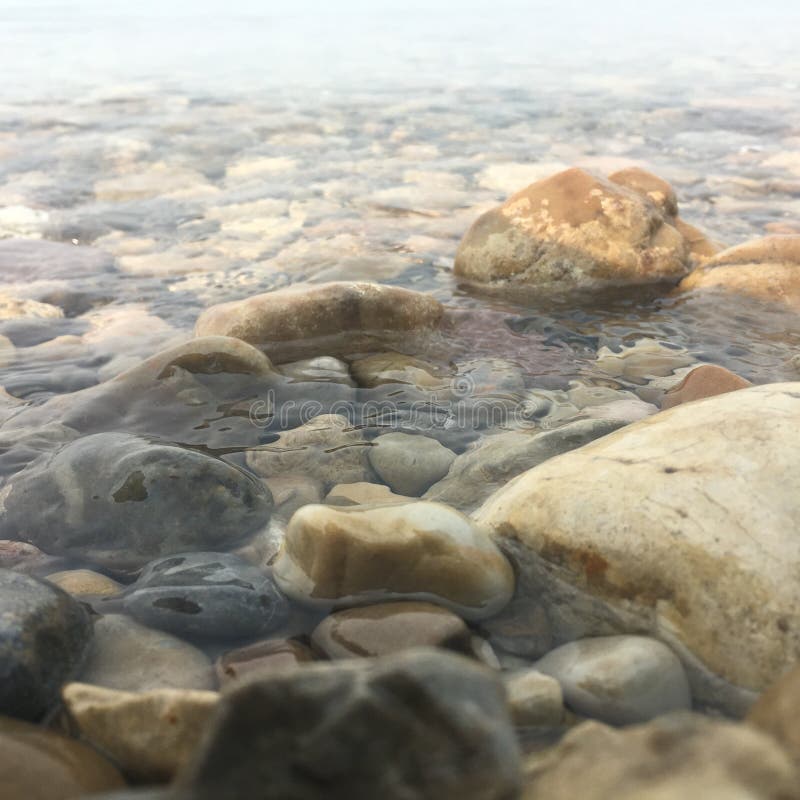 Water stock image. Image of rocks, water, sand, lake - 123269219