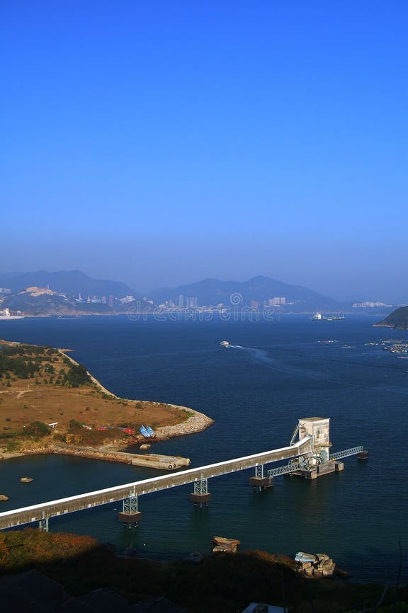 Lake and water intake stock image. Image of water, overview - 8224411