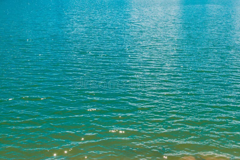 Lake Water Light Reflection Texture. Stock Photo - Image of mist, river ...