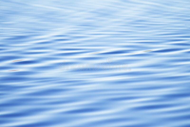 Lake Water with Ripples Produced by Wind Stock Image - Image of ...