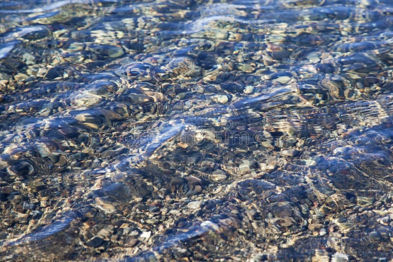 Lake Wave Action Refraction Stock Image - Image of reflection, action ...