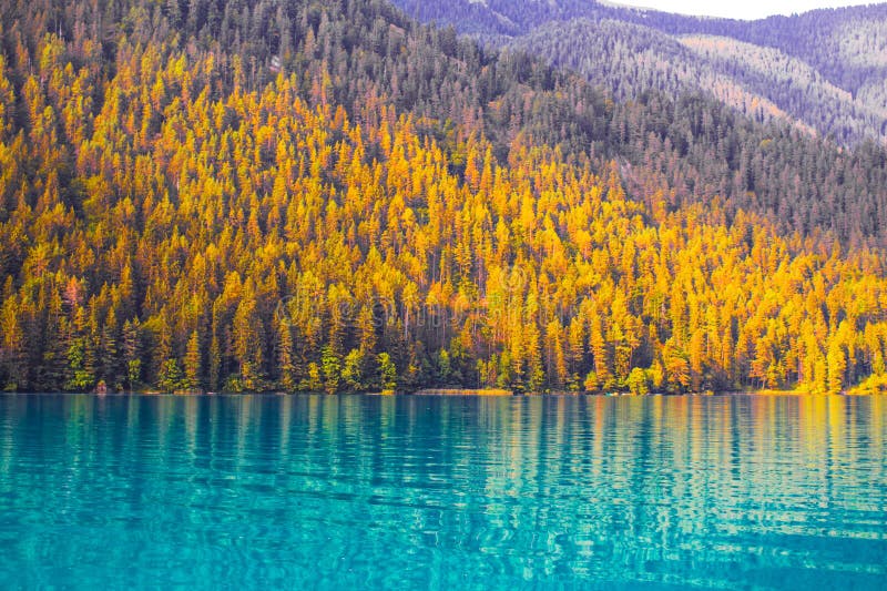 Lake Weissensee in Austria stock photo. Image of reflections - 130583868