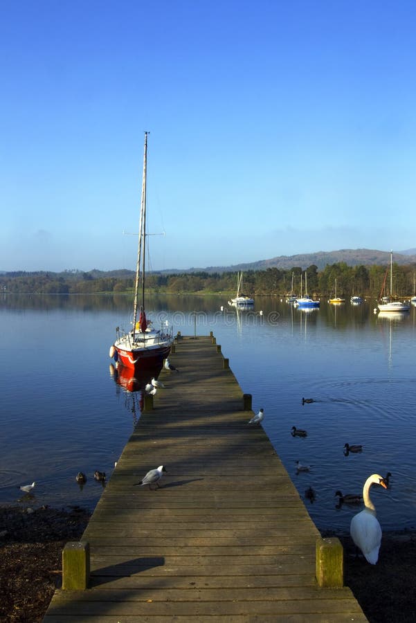 Lake Windermere stock image. Image of columbia, mountains - 9885341