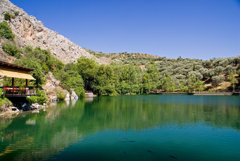 Lake Zaros, Crete, Greece stock image. Image of nature - 6047309