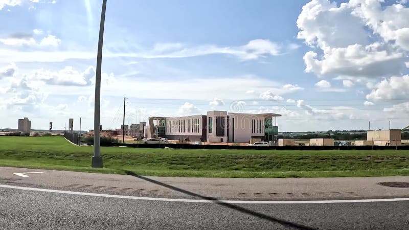 Construction of a Large Complex Street View Interstate 95 Stock Video ...