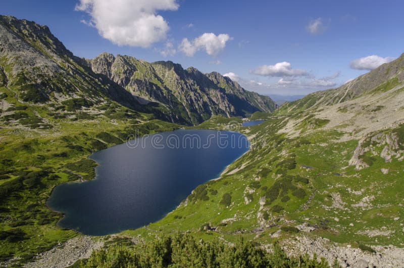 Lakes in valley. stock image. Image of nature, lakes - 47763711