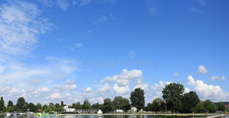 Lakeshore stock photo. Image of daylight, colored, landscape - 166327016