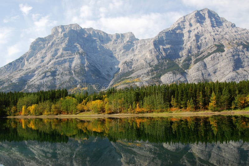 Lakeside Mountains and Forests Stock Photo - Image of beautiful, fall ...