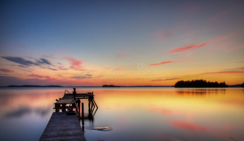 Lakeside pier stock image. Image of pier, lakeside, wave - 20108887