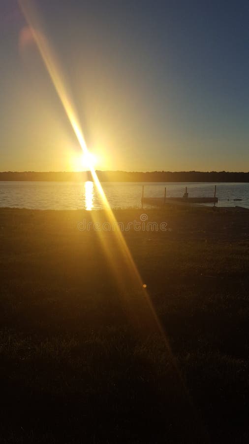 Lakeside stock image. Image of relax, picnic, sunset - 161598367