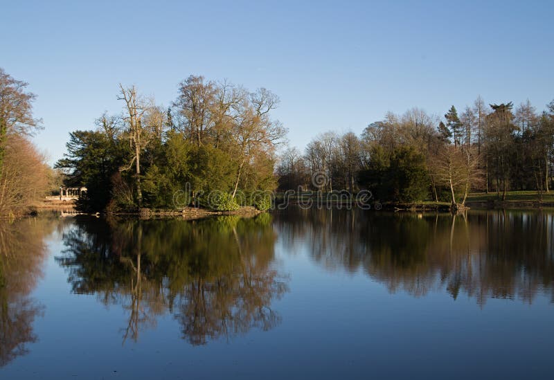 Lakeside view stock photo. Image of nature, lake, green - 36362032