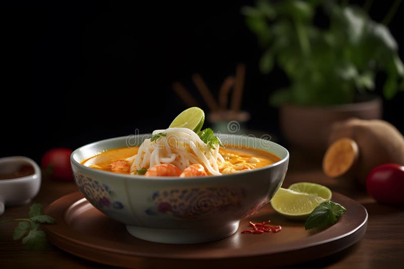Laksa Soup Stock Illustrations – 671 Laksa Soup Stock Illustrations ...