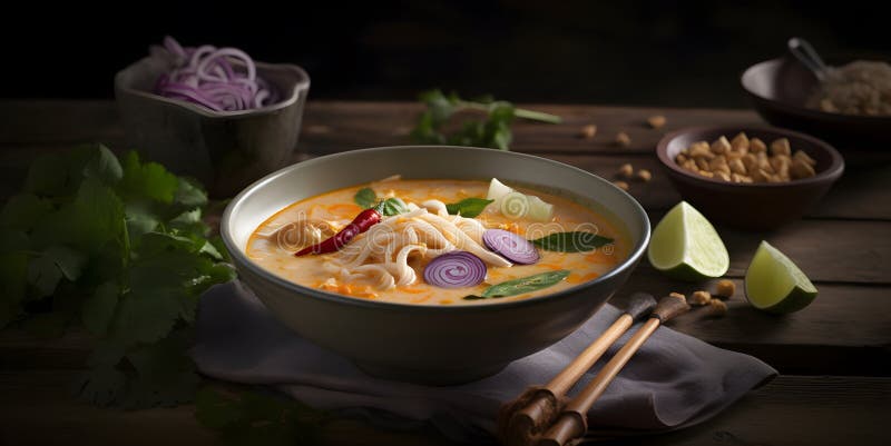 Laksa Soup Stock Illustrations – 671 Laksa Soup Stock Illustrations ...