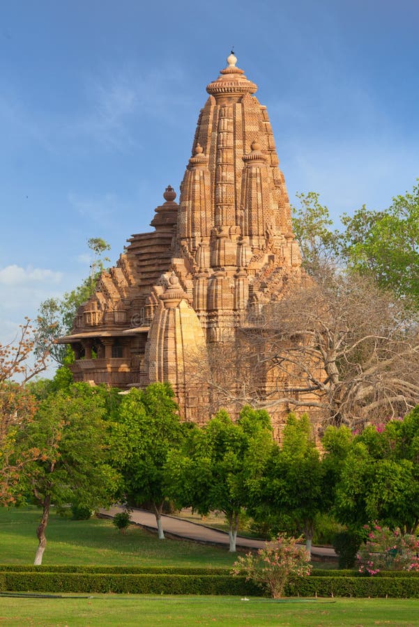 Lakshmana and Matangeshwar Temples, Khajuraho Stock Photo - Image of ...