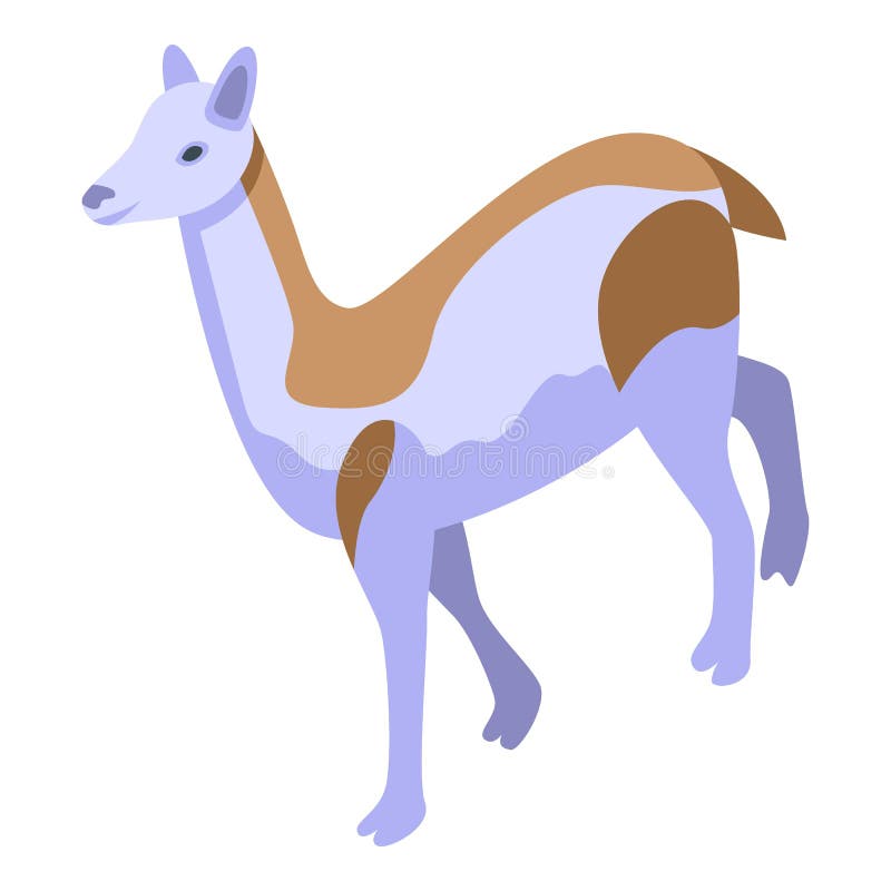 Lama Animal Icon Isometric Vector. Cute Lama Stock Vector ...