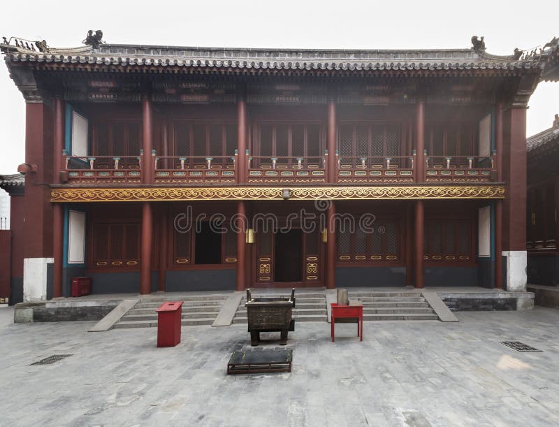 The Lama Temple Beijing China Stock Image - Image of architecture ...