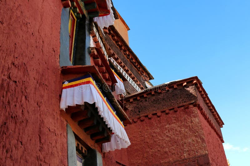 Lama temple in Tibet stock image. Image of colorful, asia - 76462011