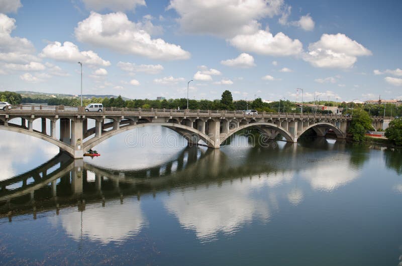 Lamar Bridge in Austin Texas Editorial Photo - Image of district ...