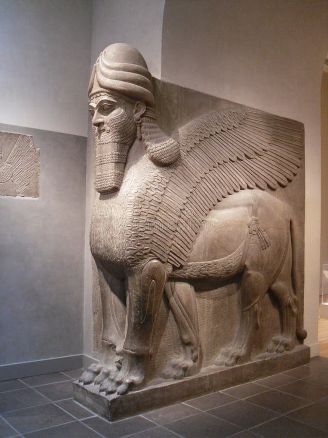 Lamassu No Museu De Arte Metropolitano Fotografia Editorial - Imagem de ...