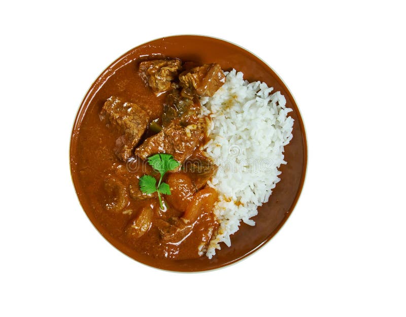 Lamb and Apricot Cape Malay Curry Stock Image - Image of meal, cape ...