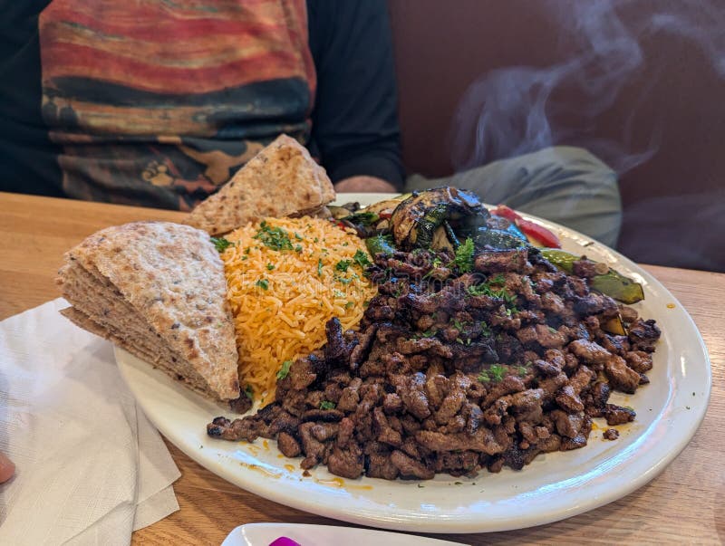 Lamb beef rice pita squash stock photo. Image of squash - 340923862