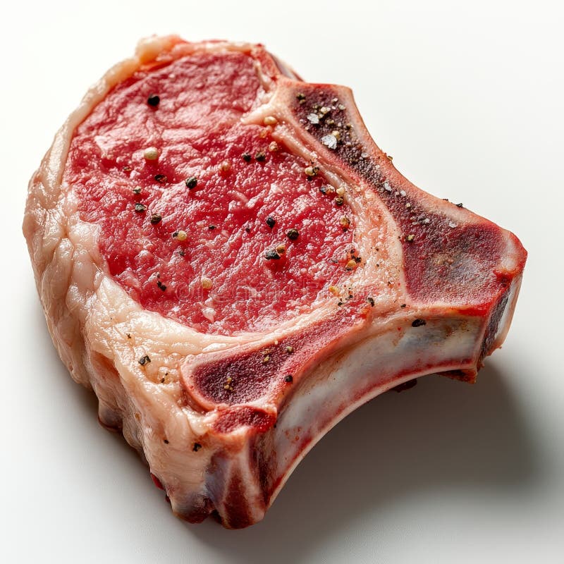 Lamb Chop with Bone, Raw and Fresh, Suitable for Cooking by Grilling or ...