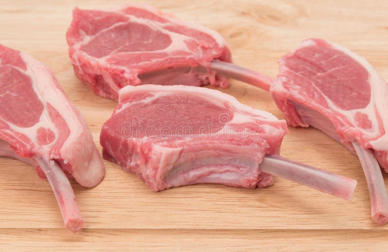 Lamb chop cutlets stock photo. Image of meat, drink, rack - 51086598