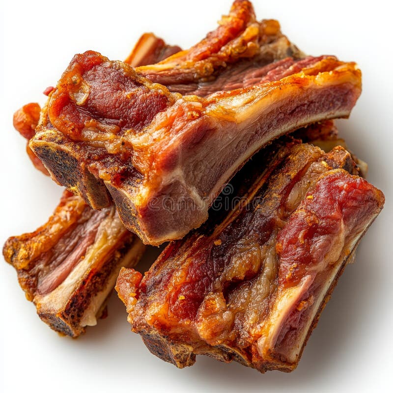 A Lamb Chop, Fresh and Raw, with Its Bone Exposed, is Ready To Be ...