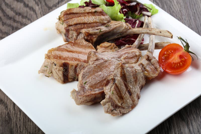 Lamb Frenched rack stock image. Image of juicy, background - 111784561