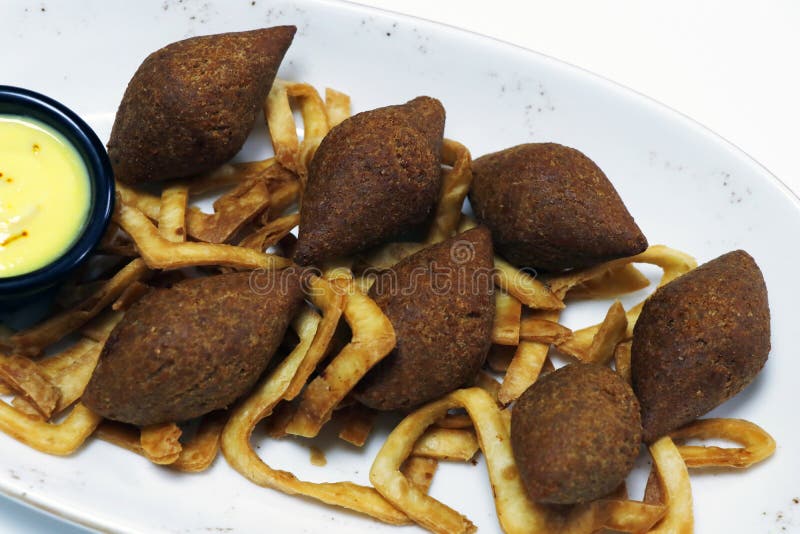 Lamb Kibbeh or Kebbeh, Popular Middle Eastern Arabic Snack in Mezze ...