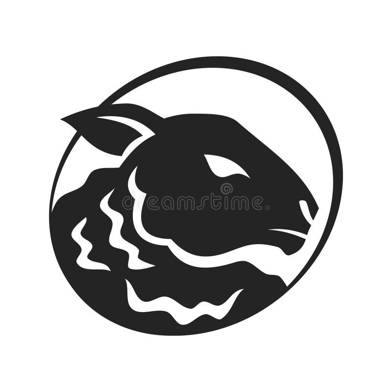 Lamb Logo Template Isolated. Brand Identity. Icon Abstract Vector ...